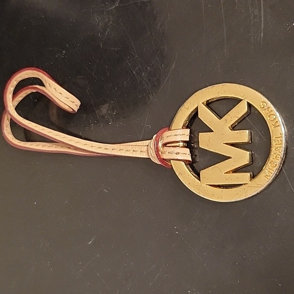 Michael Kors | Accessories | Michael Kors Mk Tag With Tan Leather Strap ...